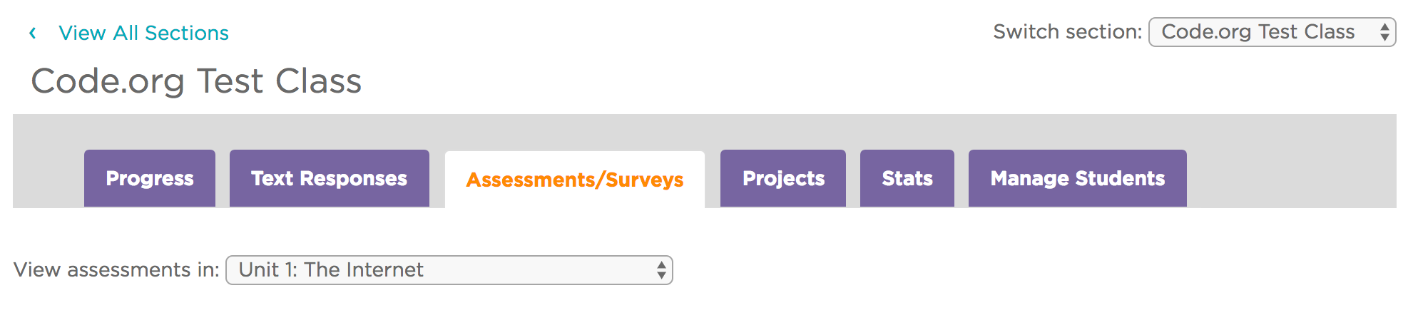 How do I unlock assessments / tests and surveys for my students? – Code.org