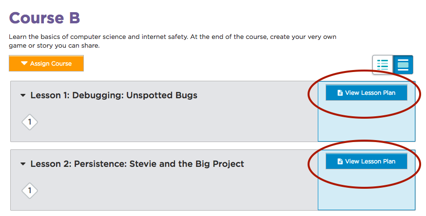 Finding curriculum and lesson plans – Code.org