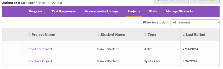 How do I assign students open ended projects? – Code.org