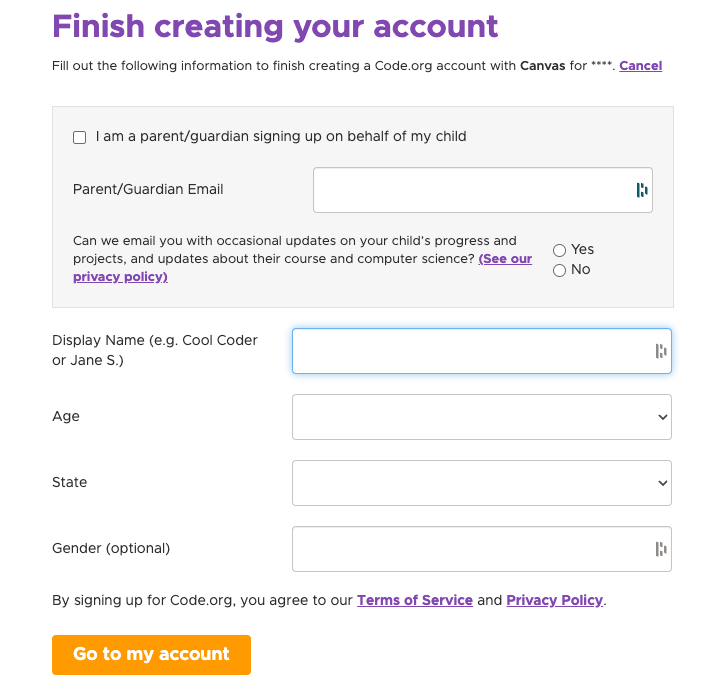 Single Sign-On with Canvas – Code.org