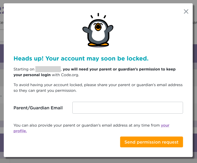 How do I obtain parent or guardian permission for student accounts ...