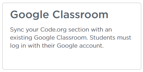 Setting Up Sections with Google Classroom Sync – Code.org