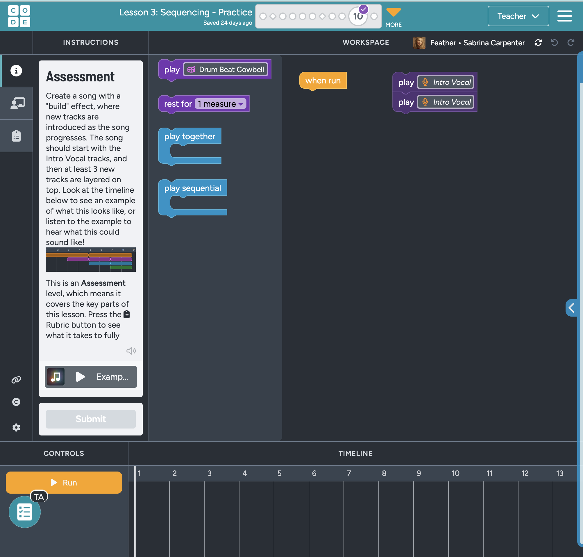 Resource Panel in Labs – Code.org